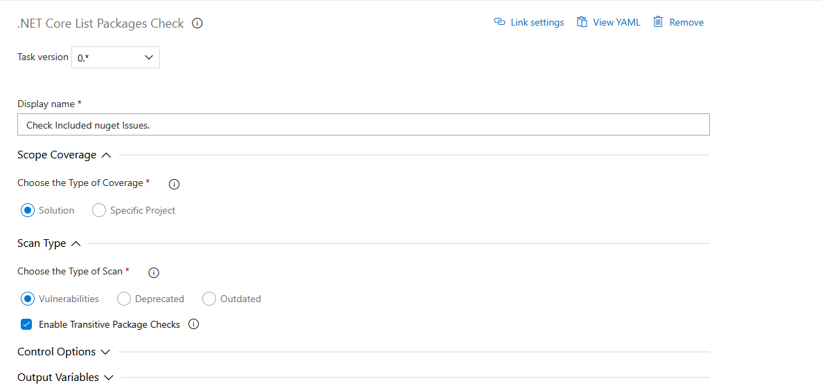 Dot Net List Package Check - Visual Studio Marketplace